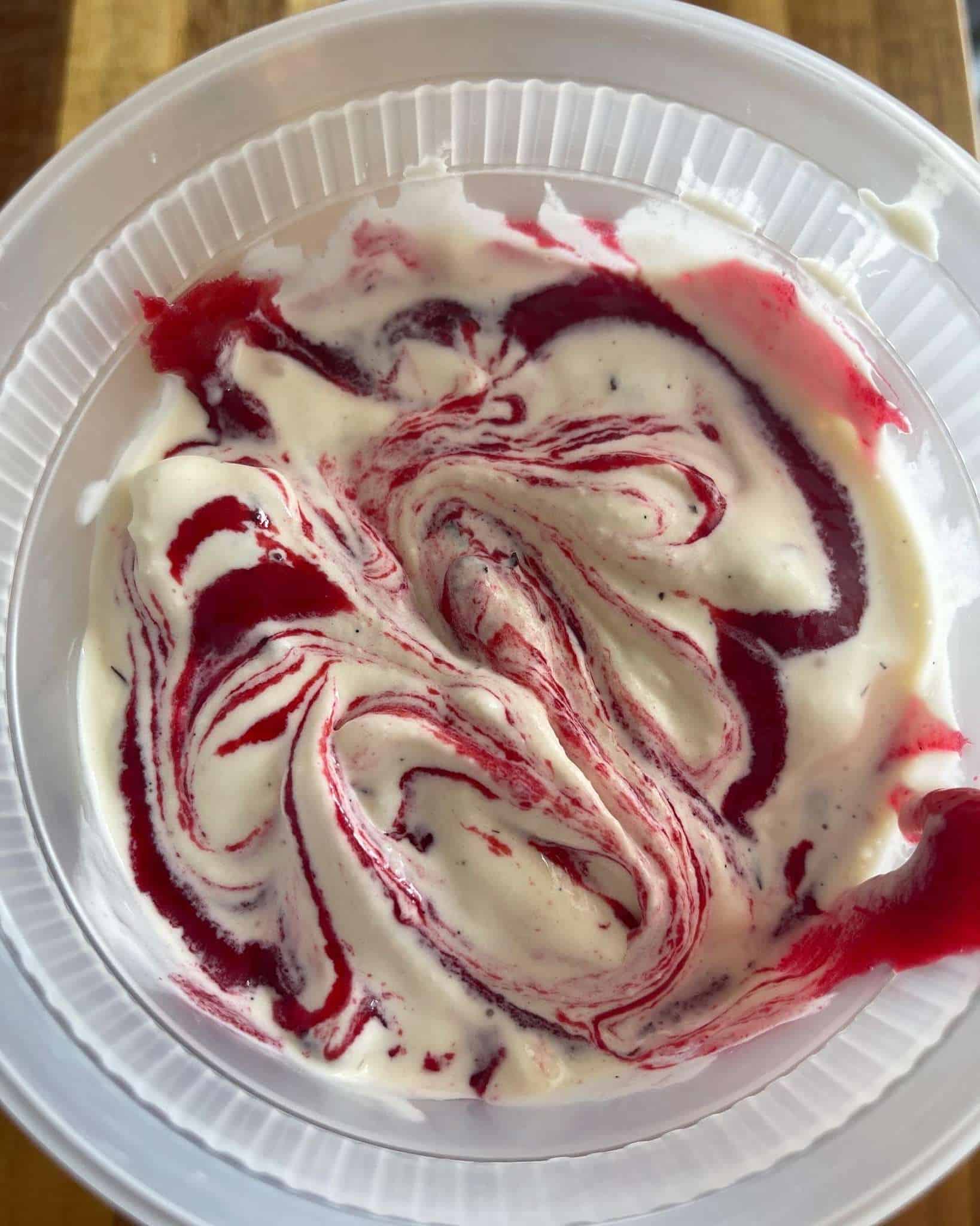 Raspberry Ripple Stracciatella Ice Cream - Salt. Butter. Smoke.