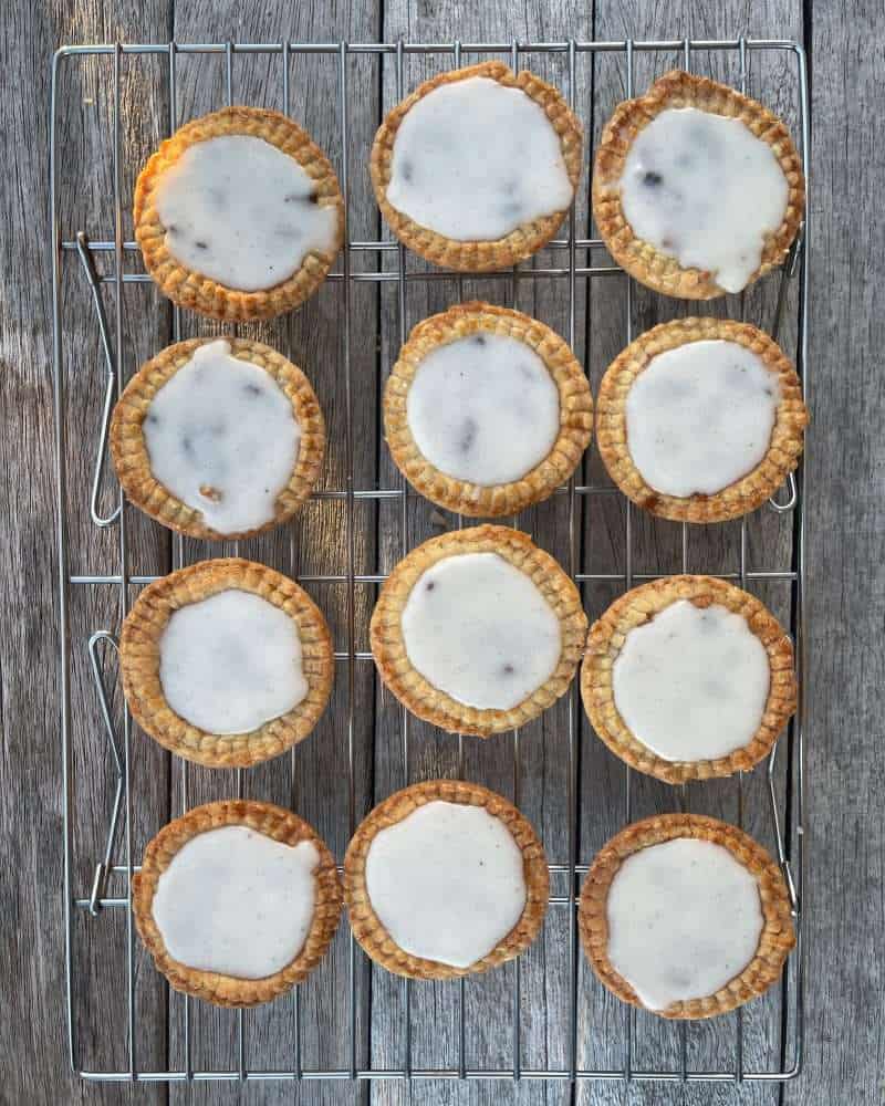 Sourdough Mince Pies With Brandy Icing - Salt. Butter. Smoke.
